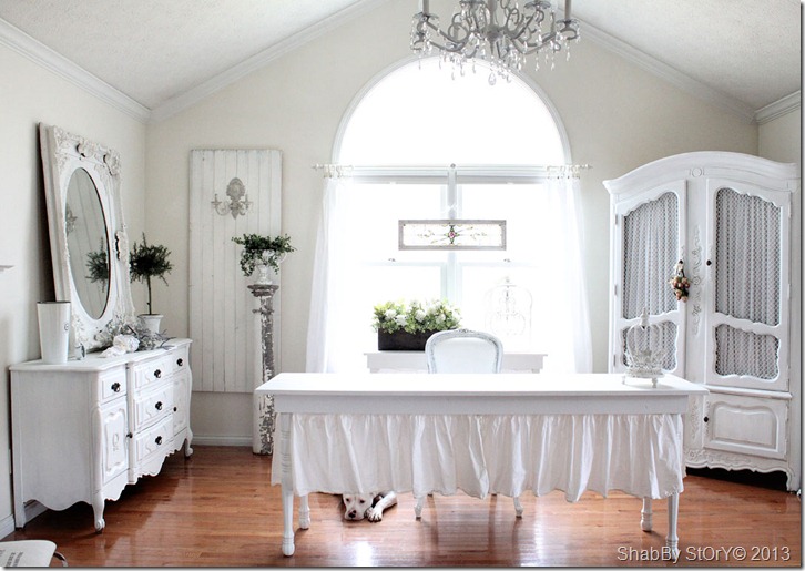 Radne sobe u shabby chic stilu